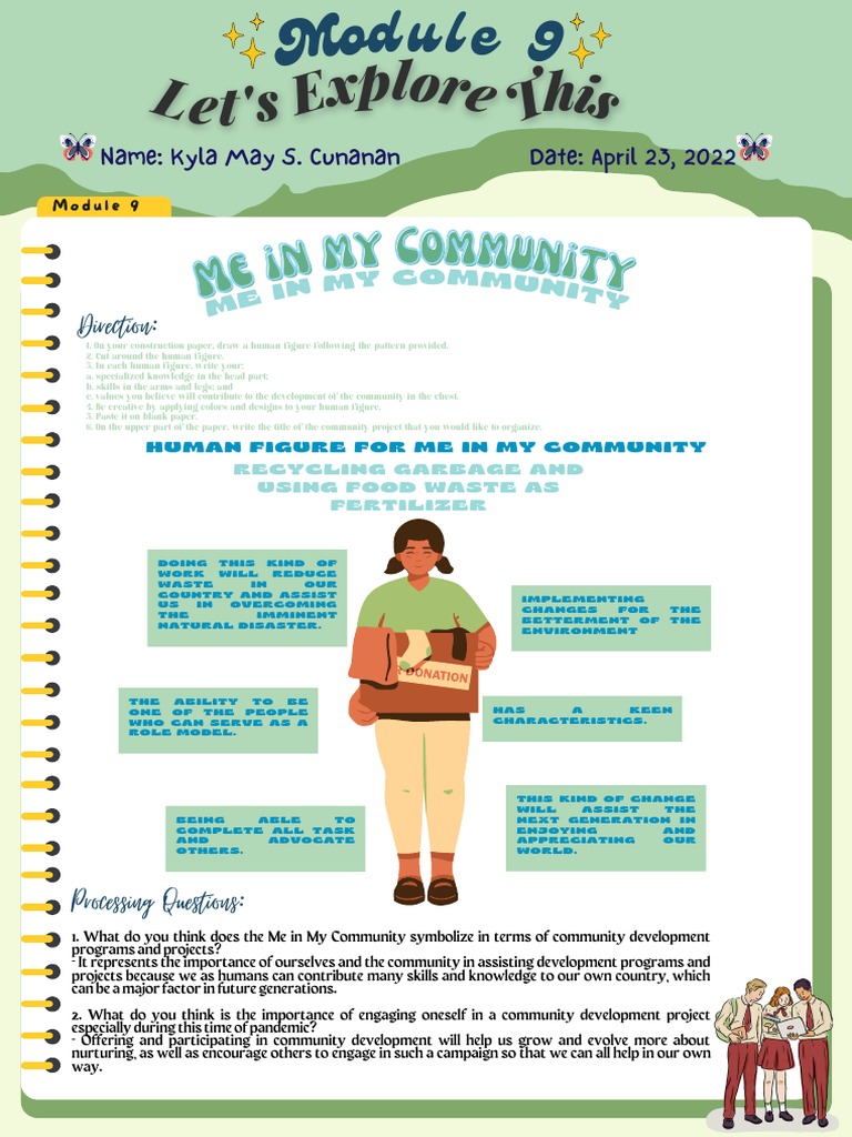 Me in My Community Module | PDF | Cognition | Cognitive Science