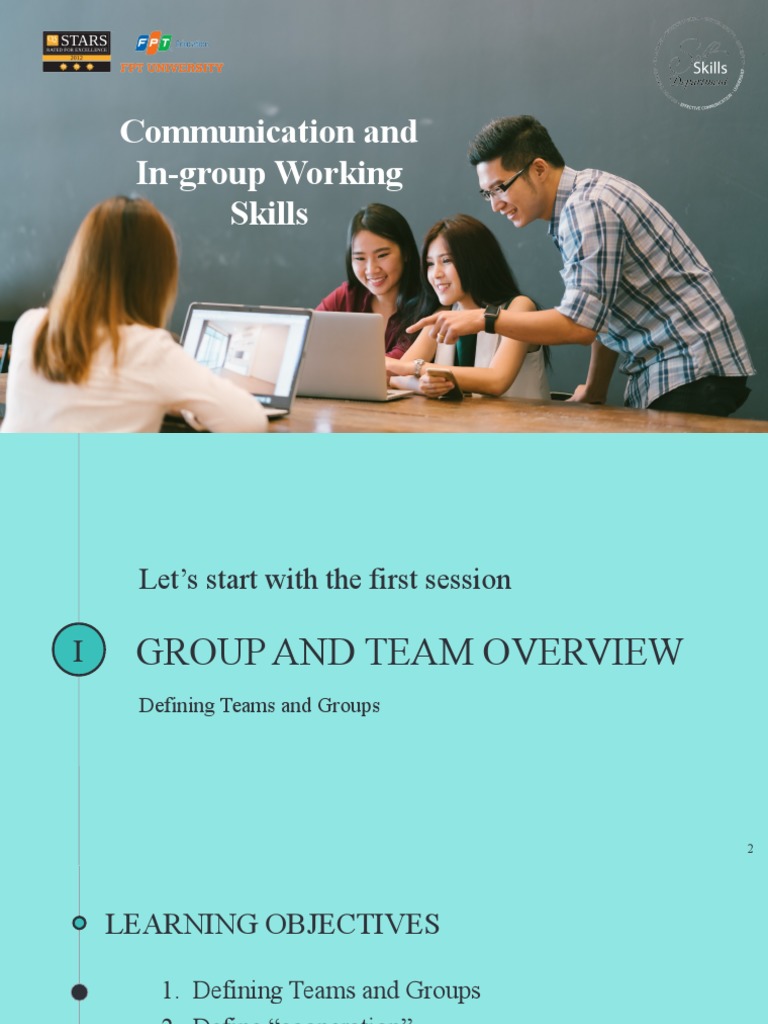 Session 1 - Group and Team Overview - Lesson 1 - Defining Teams and ...