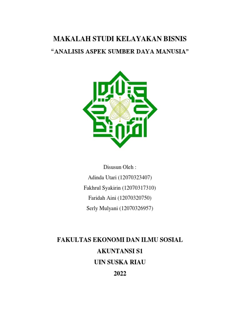 Makalah Analisis Aspek SDM Kel 6 | PDF