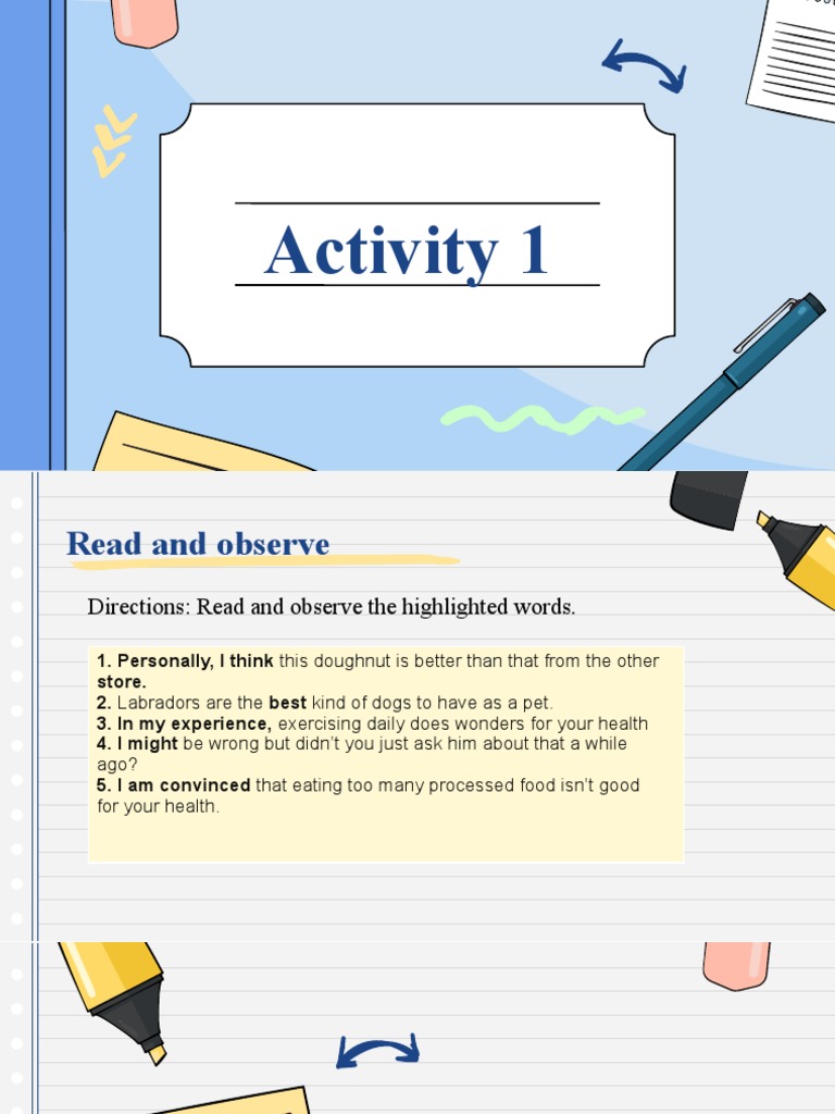 Second Quarter Lessson 2 | PDF | Reason | Cognitive Science