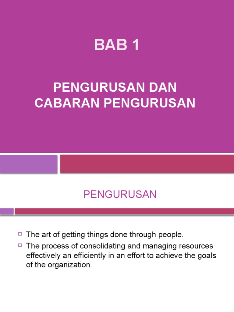 Bab 1 | PDF