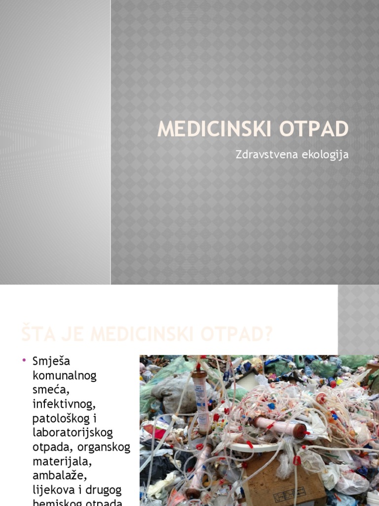 Medicinski Otpad | PDF