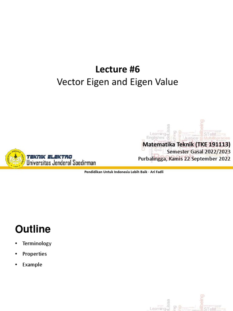 6 Eigen | PDF | Eigenvalues And Eigenvectors | Functional Analysis