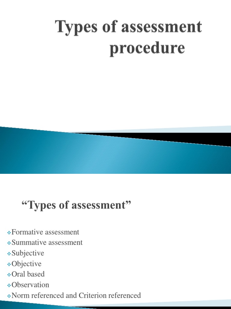 PPT-1 - Unit-2 Types of Assessmen | PDF