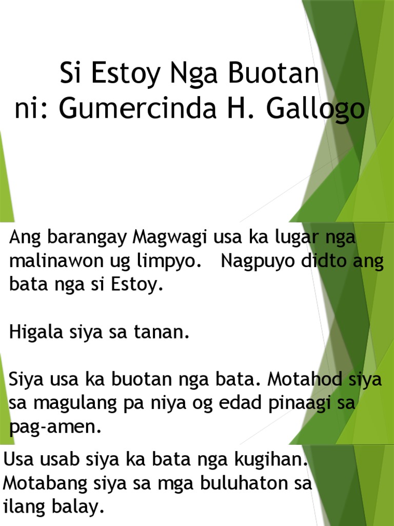 So Jessie Ang Batang Buotan | PDF