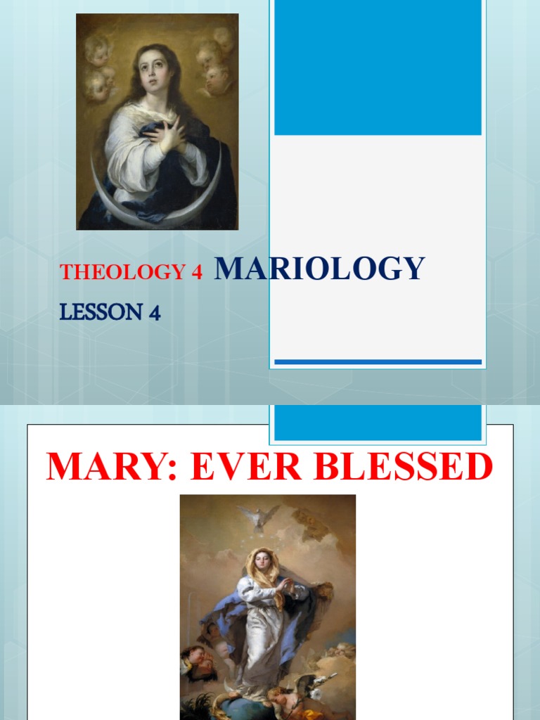Mariology Lesson 4 | PDF | Mary, Mother Of Jesus | Abraham