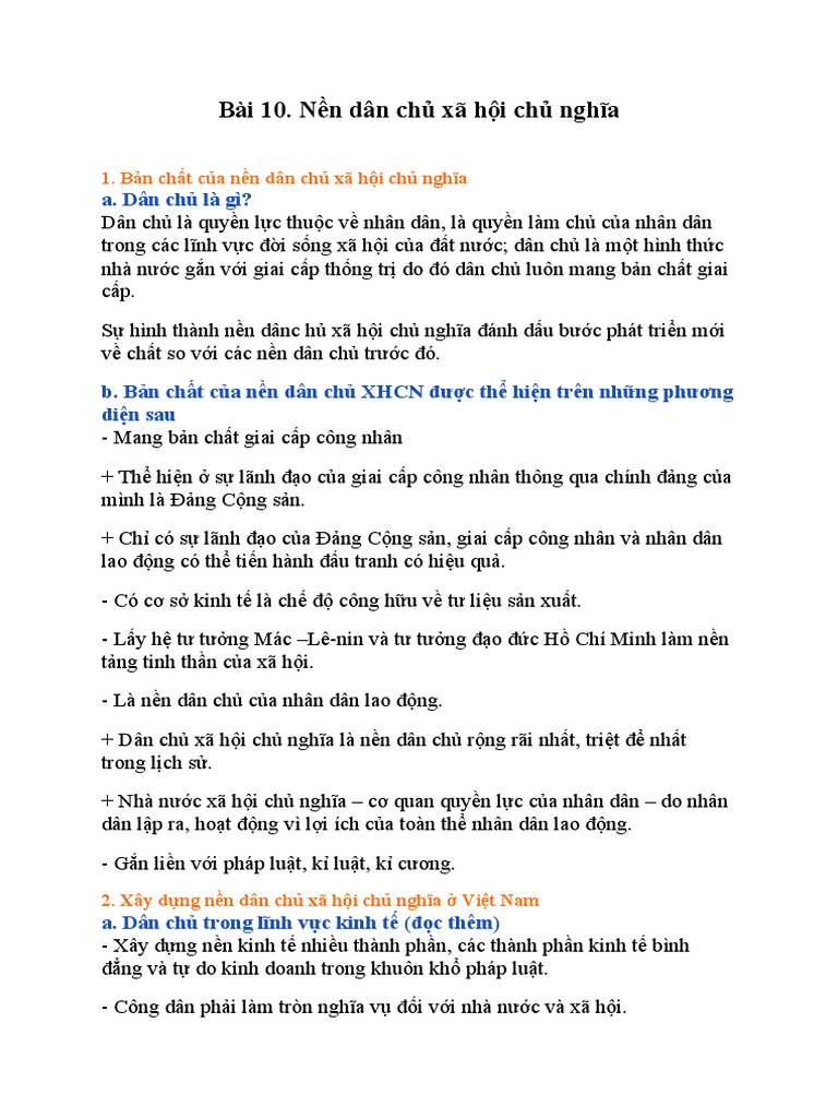 Bài 10 GDCD 11 | PDF