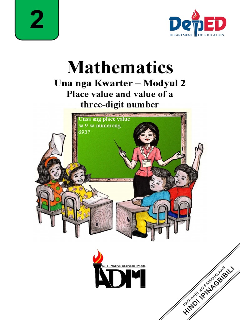 Math2 - q1 - Mod2 - Place Value and Value of A Three-Digit Number - v3 ...