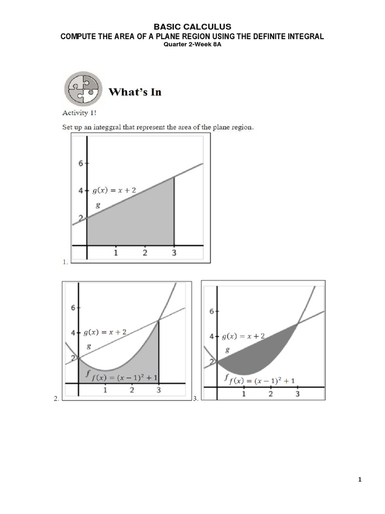 Basic Cal Q2 Module 1 WEEK 8A Compute The Area of A Plane Region Using ... Basic Cal Q2 Module 1 WEEK 8A Compute The Area of A Plane Region Using ...