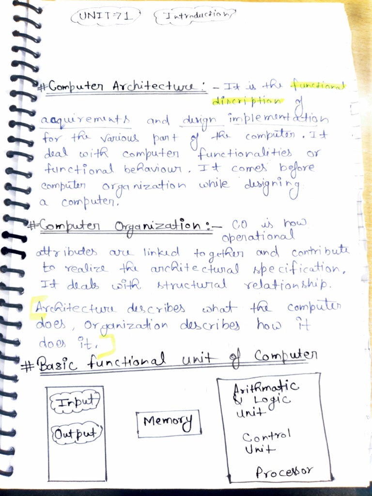 Coa Notes PDF | PDF | Computing