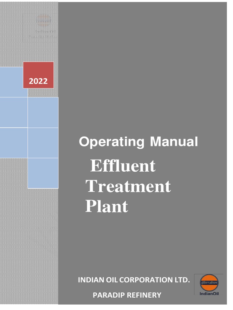 ETP Manual | PDF | Oil Refinery | Chemical Processes