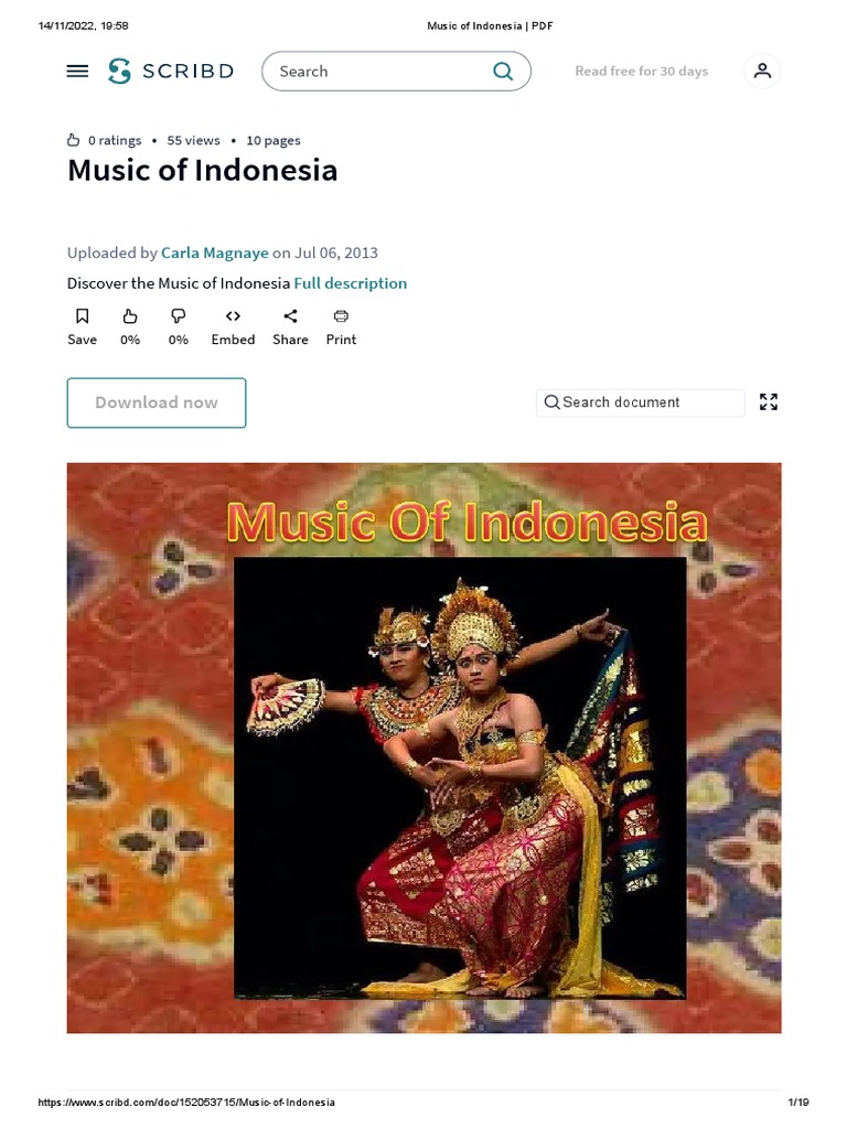 Music of Indonesia - PDF | PDF | Scribd