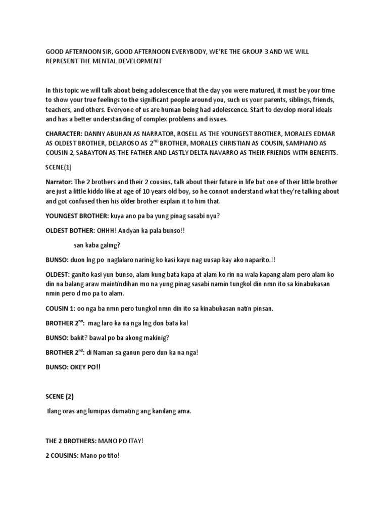 Script For Per-Dev | PDF | Behavioural Sciences