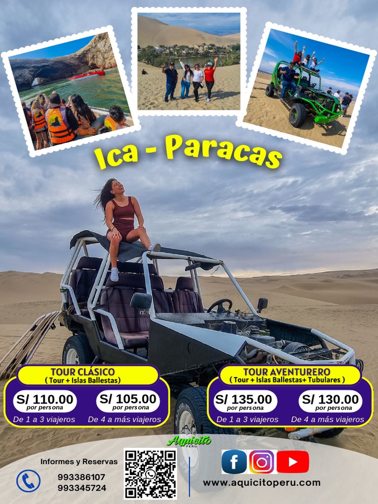 Tour Clásico Ica y Paracas | PDF