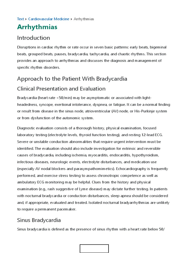 Pages From Arrhythmias - MKSAP 19 Complete Text | PDF