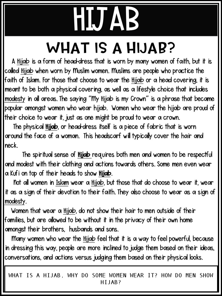 Elemntary Hijab | PDF | Hijab | Headgear