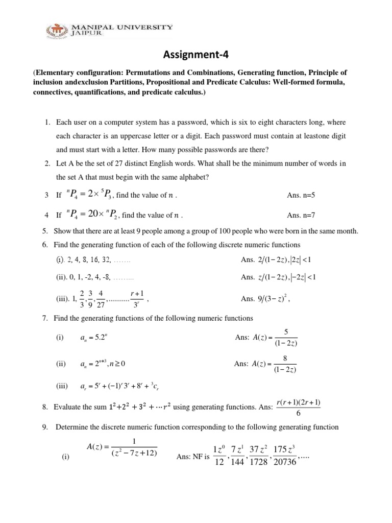 Assignment 4 | PDF | Syntax (Logic) | Metalogic