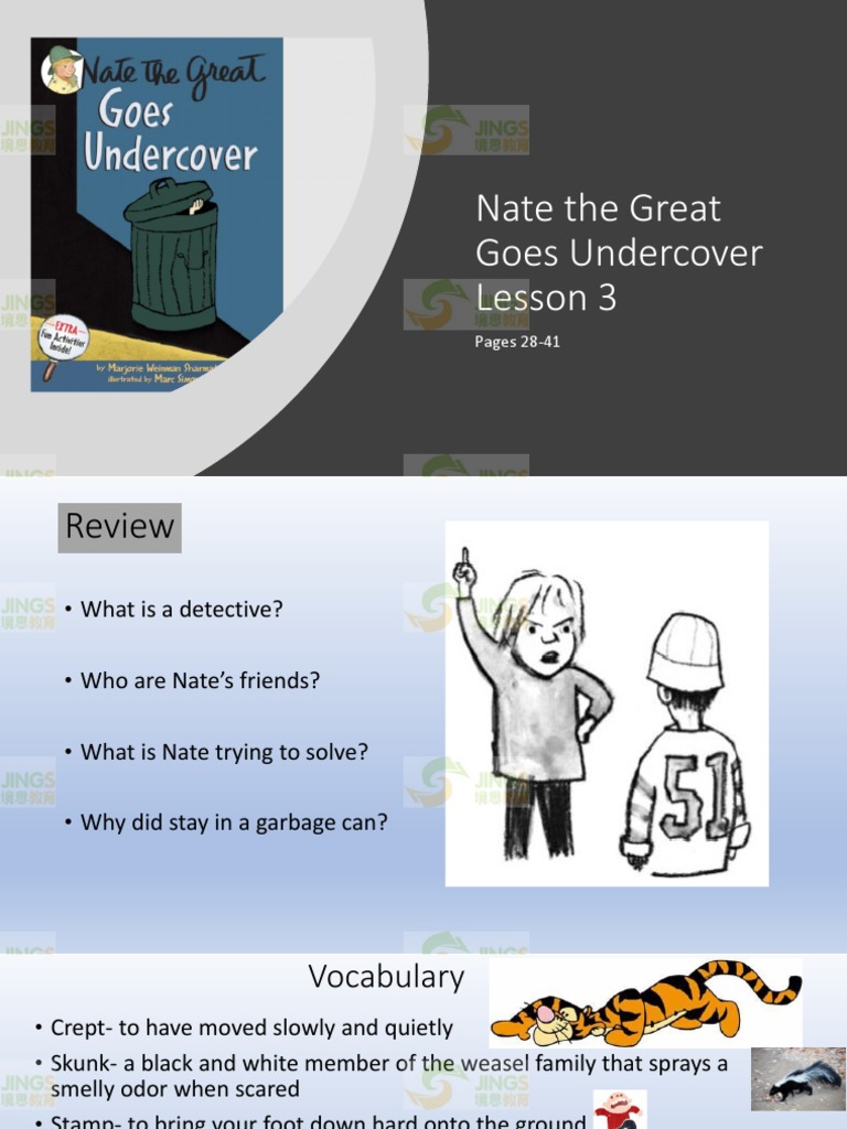 Nate the Great: Undercover Lessons | PDF