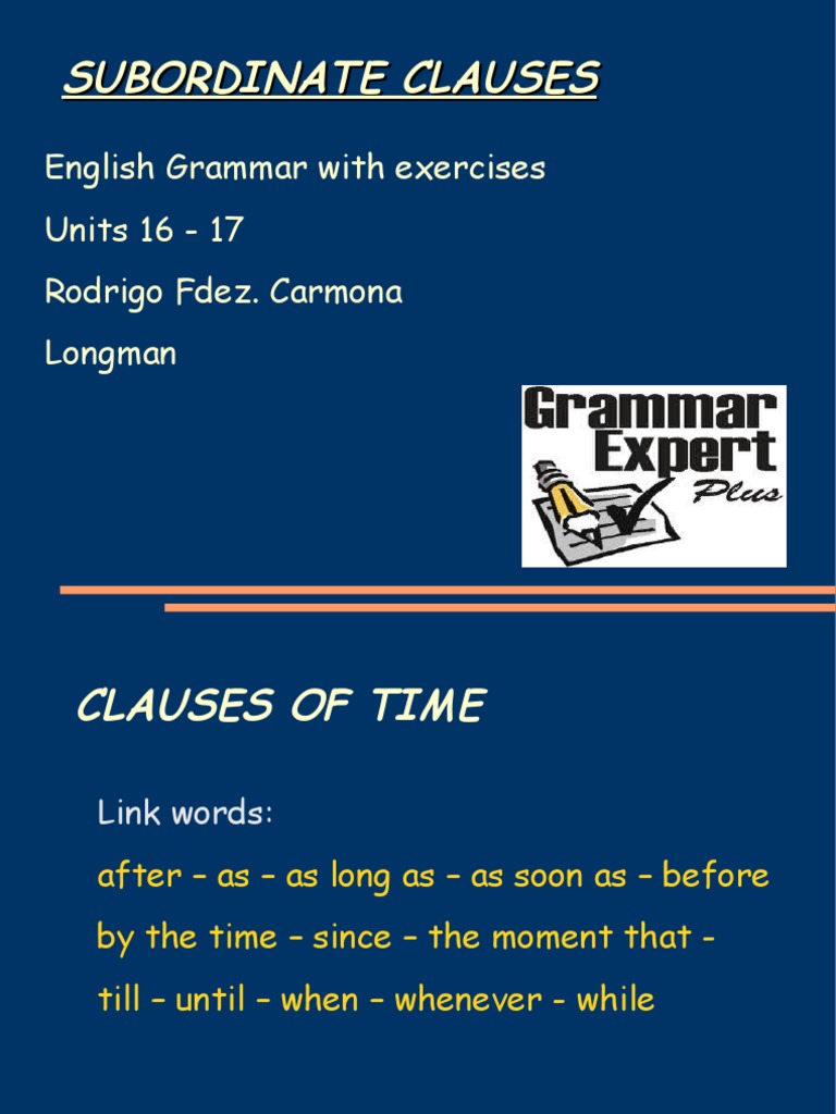 Understanding Subordinate Clauses in English | PDF | Noun | Adjective