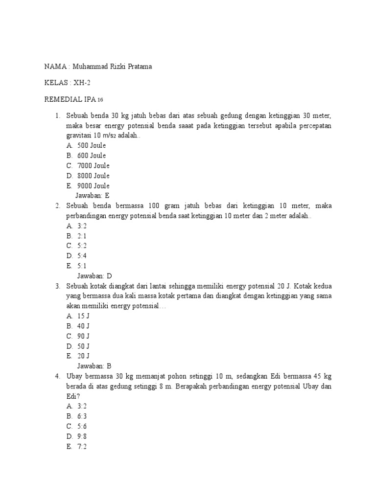 Remedial Ipa | PDF | Metode & Bahan Ajar | Dewasa Muda