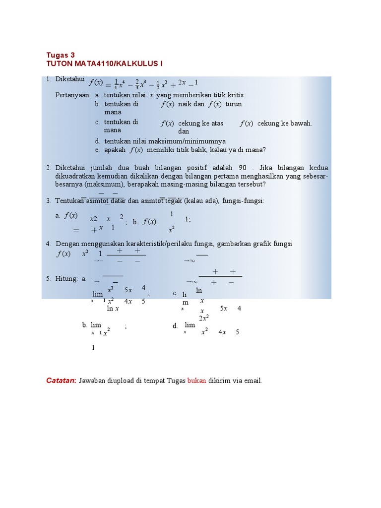 Tugas III Terbaru | PDF