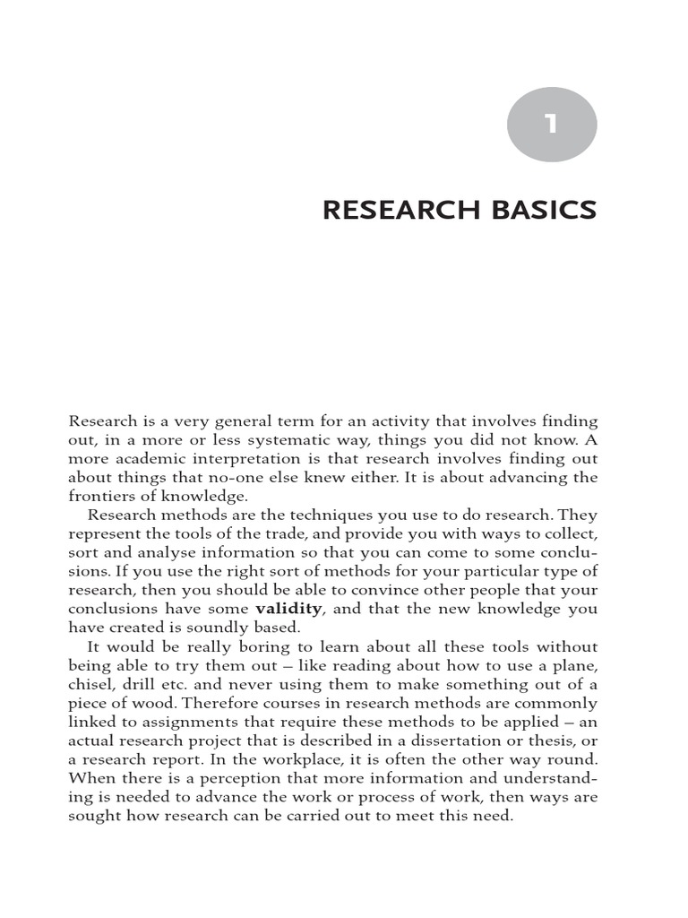 Research Methods in Computing (Advance Reading 01) | PDF | Self-Improvement