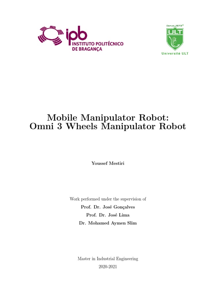 Youssef Mestiri | PDF | Robotics | Control Theory