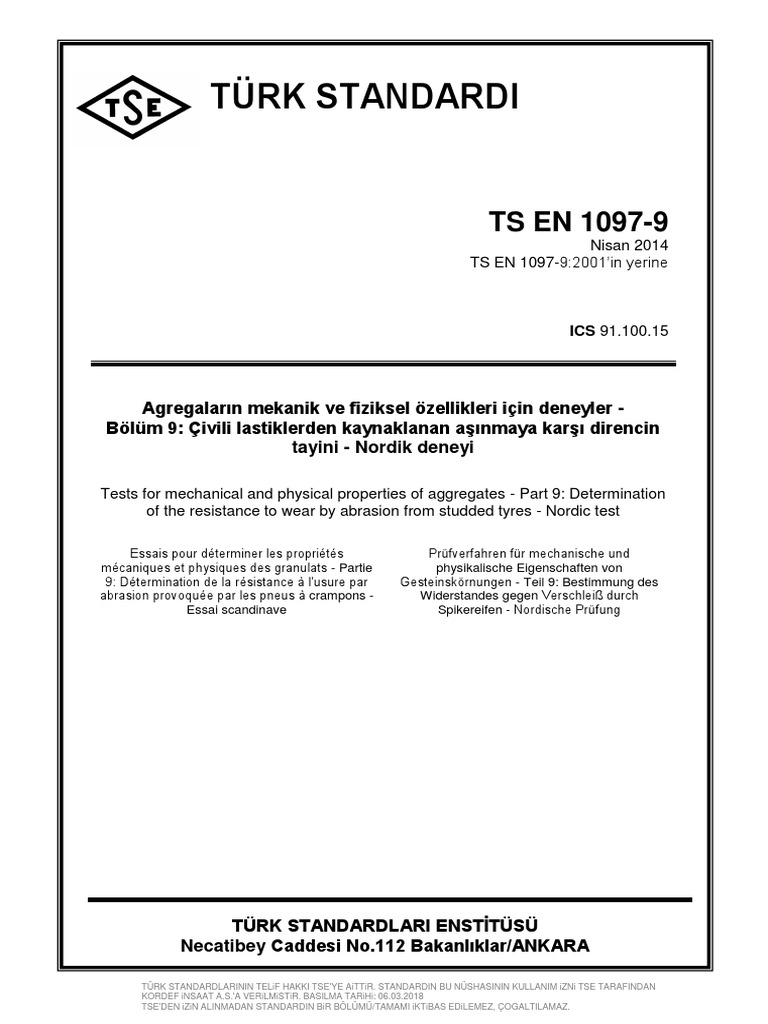 TS en 1097 9 | PDF