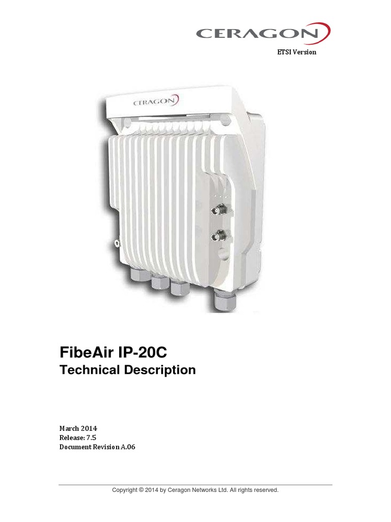 Ceragon IP20 | PDF | Ethernet | Quality Of Service