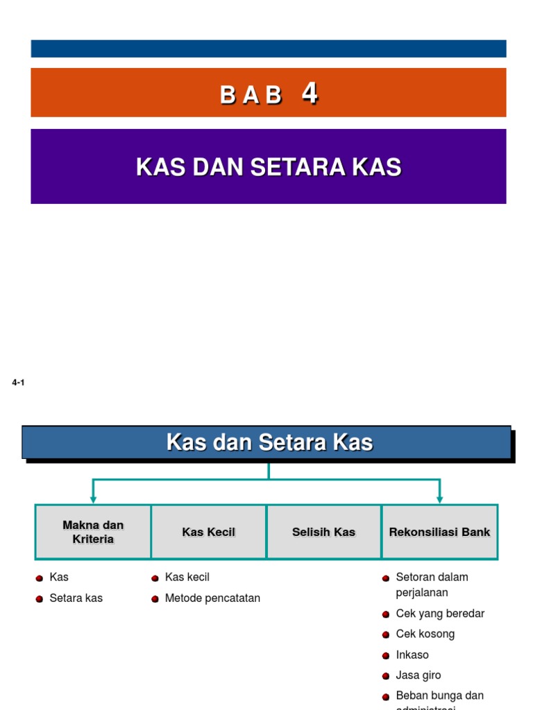 04 - Kas Dan Setara Kas | PDF | Bisnis | Pengelolaan Keuangan & Uang