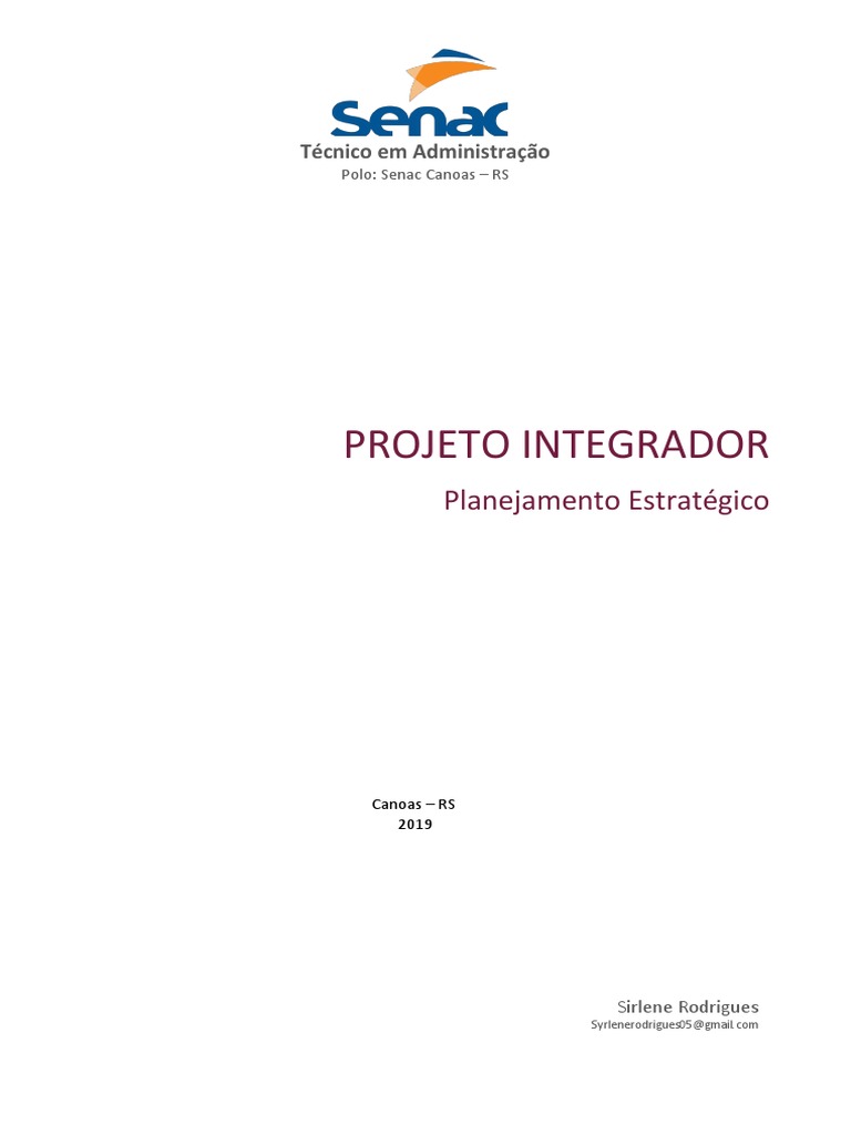 Projeto Integrador | PDF | Negócios