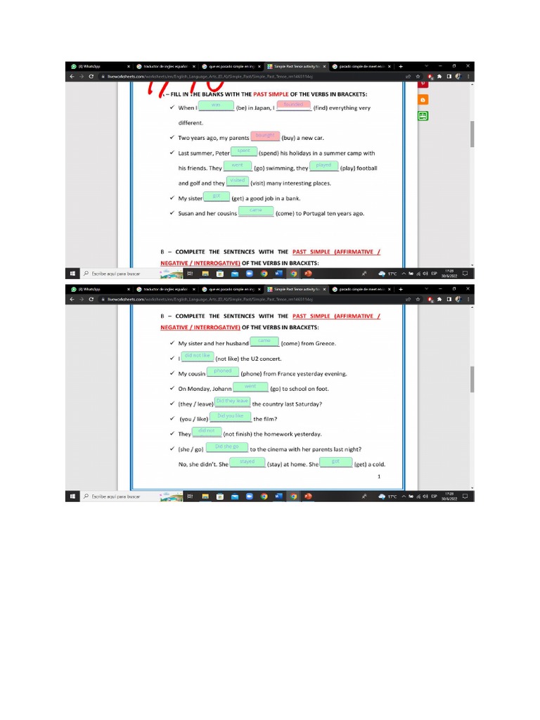 Unit 7 Live Worksheet | PDF