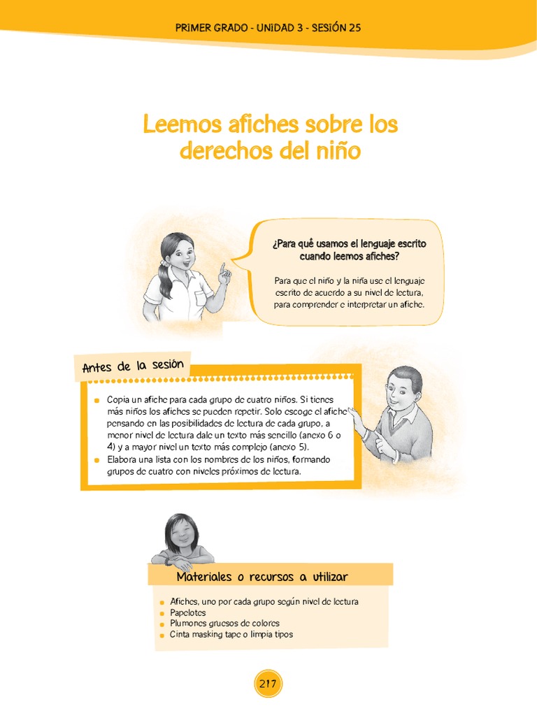 Afiche sobre los derechos del niño | PDF | Póster