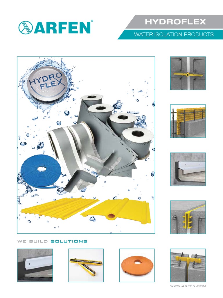 Hydroflex Water Isolation Products | PDF | Concrete | Adhesive