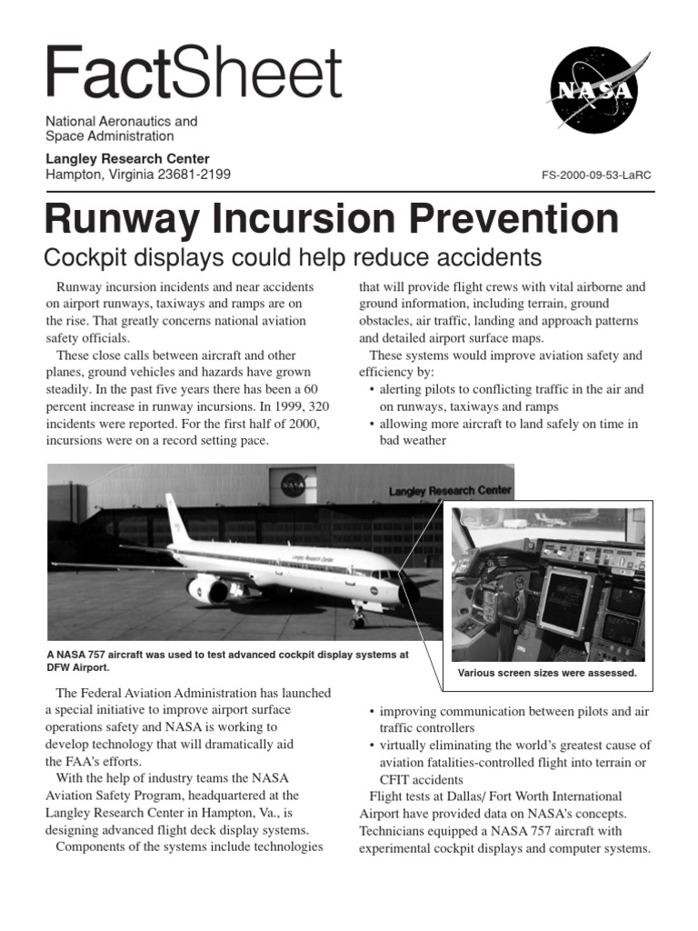 Runway Incursion Prevention | PDF