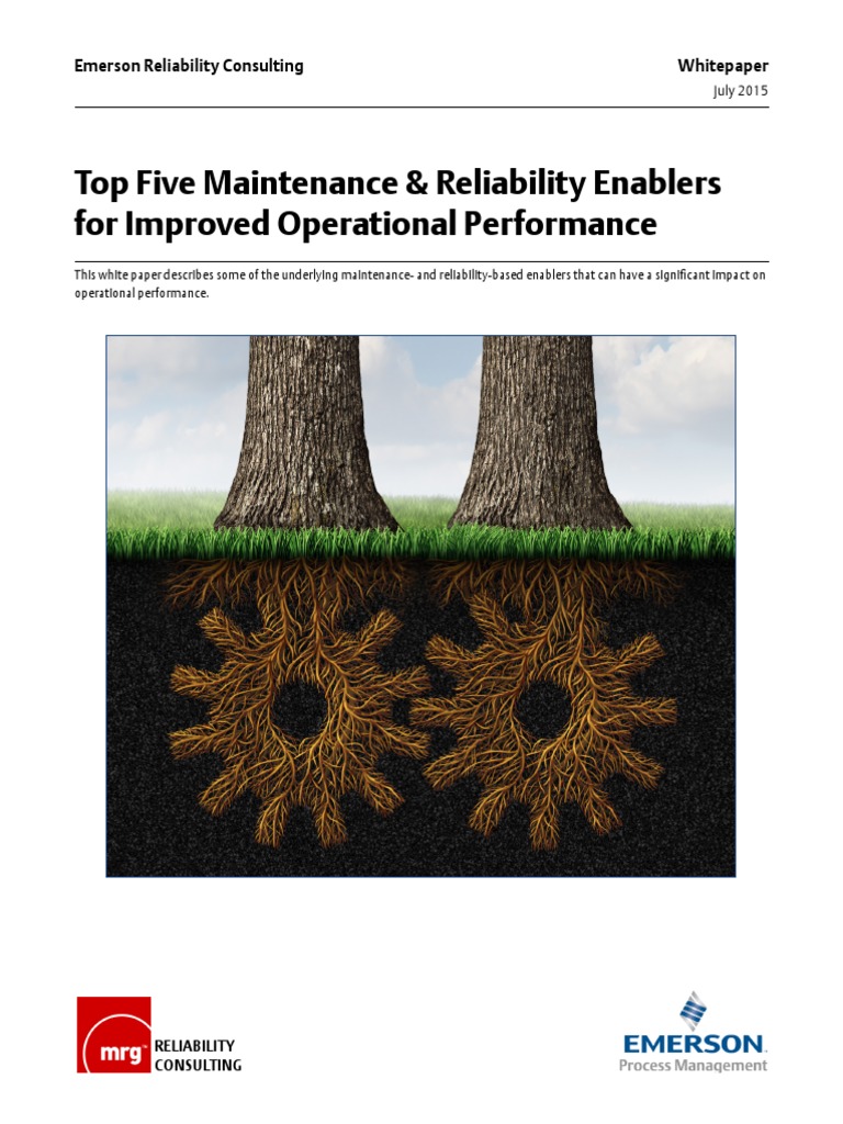 Top Five Maintenance Reliability Enablers For Improved Operational Performance | PDF ...
