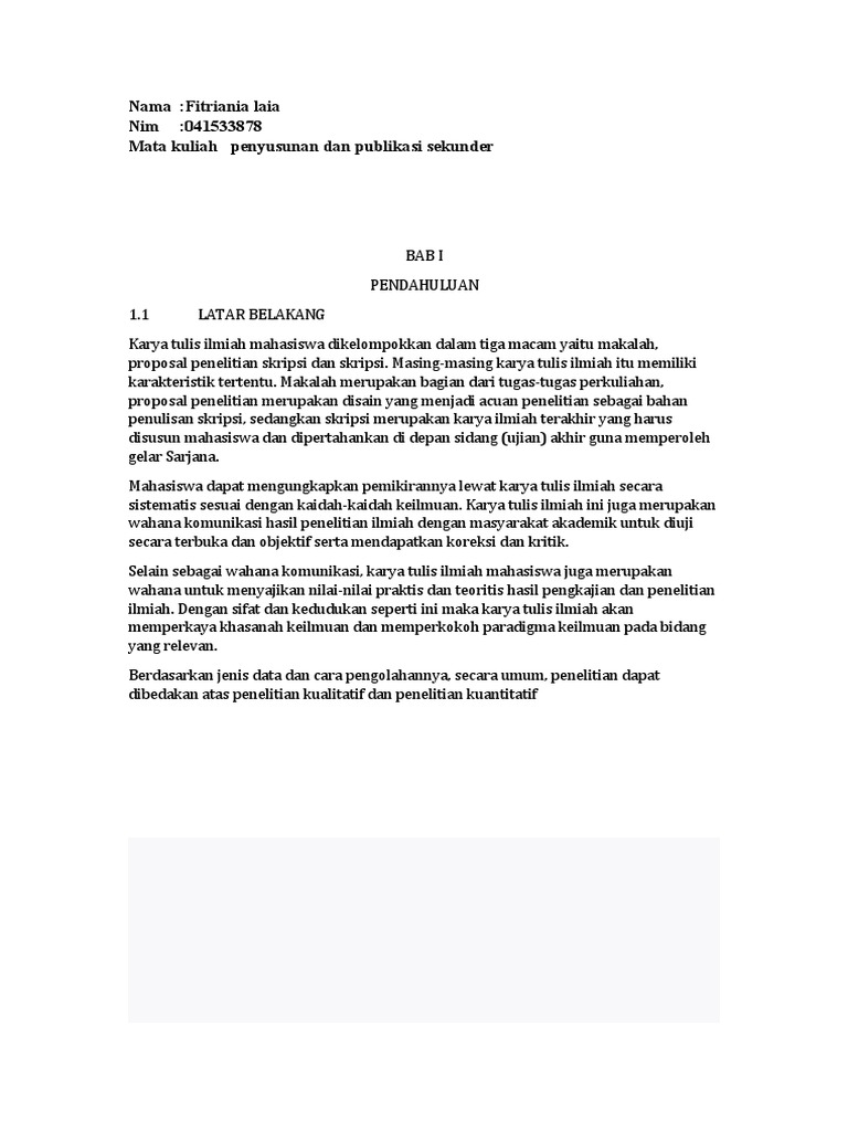 Tugas Tutorial 2 | PDF