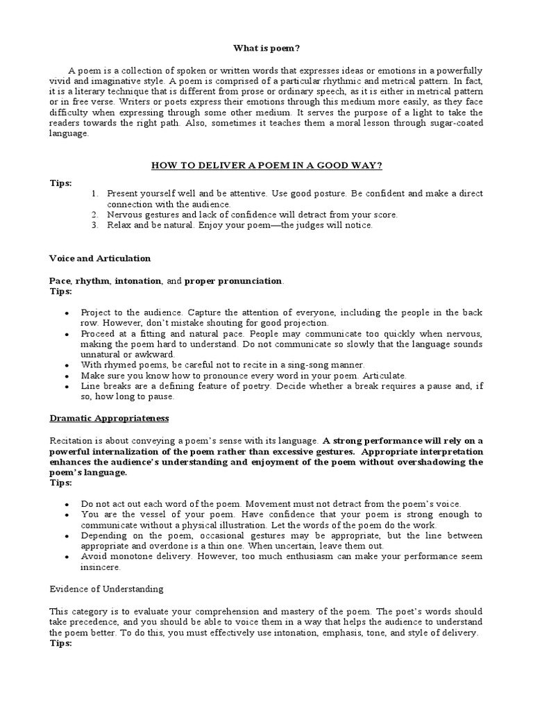 What is a poem | PDF | Poetry | Human Communication