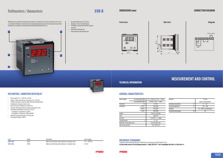 Datasheet VM332400 EVR-R | PDF