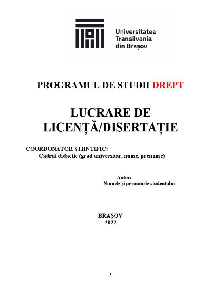 Licenta Notar | PDF