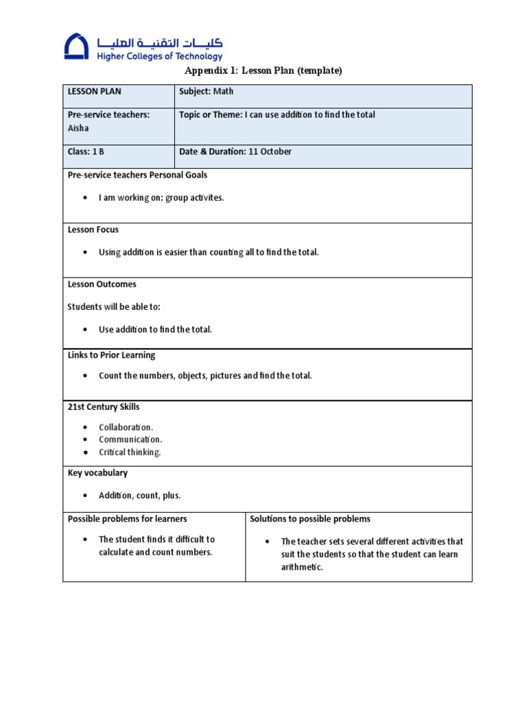 LP Math With MST 2 | PDF | Lesson Plan | Teachers