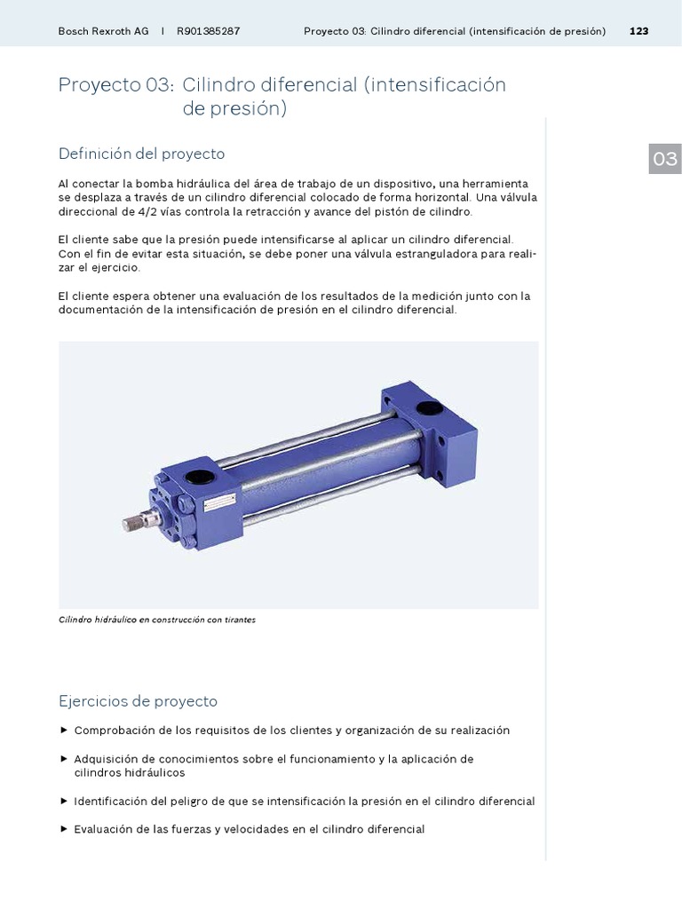 06 Proyectos 03 y 04 Cilindro Diferencial | PDF