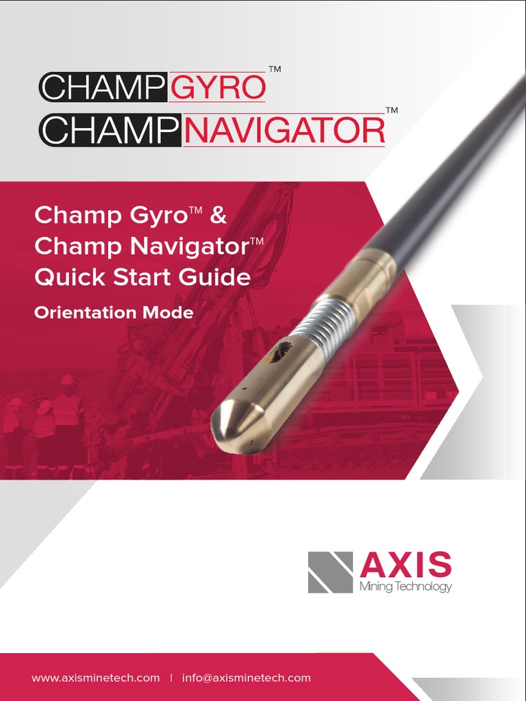 6 Champ Gyro & Navigator - Orientation Quick Start Guide | PDF | Gyroscope | Latitude