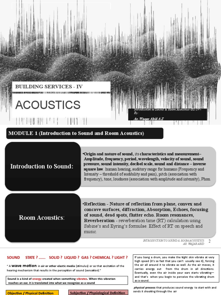 Introduction To Sound and Acoustics | PDF | Social Science