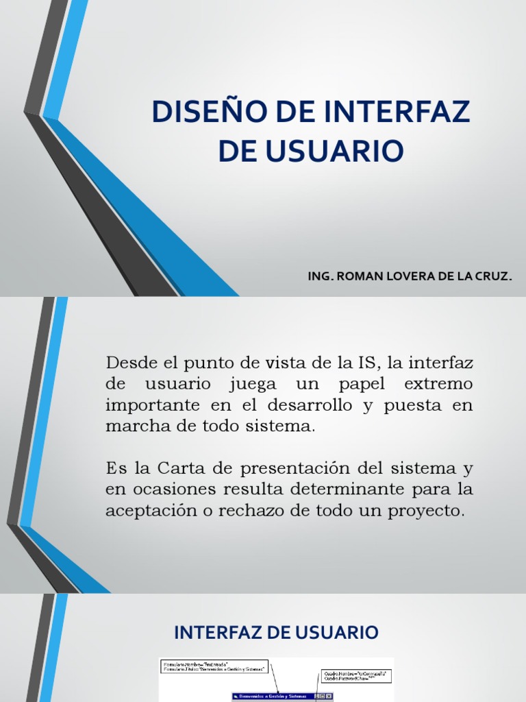 Interfaz de Usuario - 2 | PDF | Interfaces gráficas de usuario ...