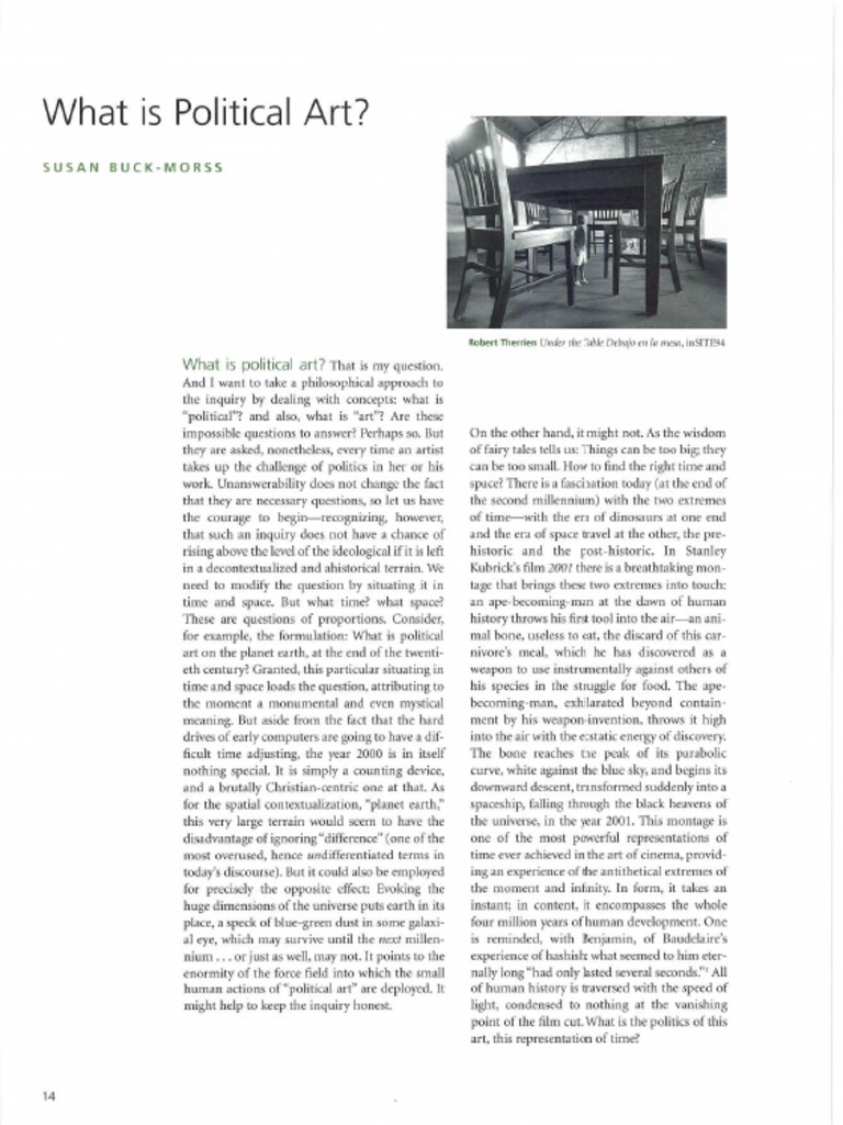 What Is Political Art | PDF