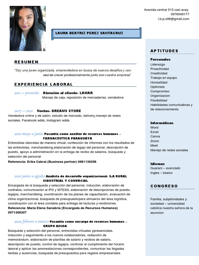 Curriculum Vitae | PDF | Gestión de recursos humanos | Business