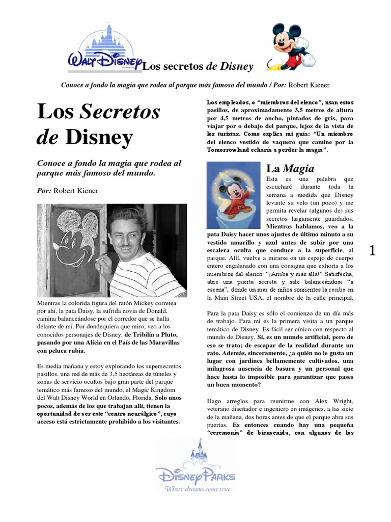 LA MAGIA DEL SERVICIO Disney | PDF