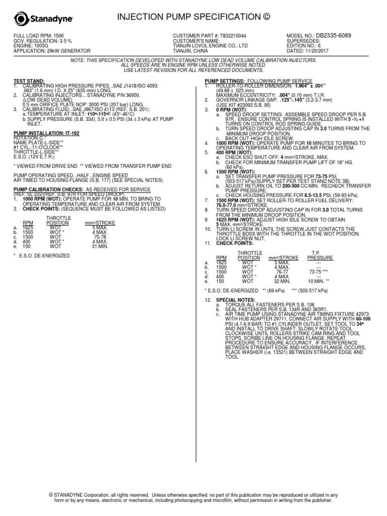 DB2335 6089 | PDF | Pump | Throttle