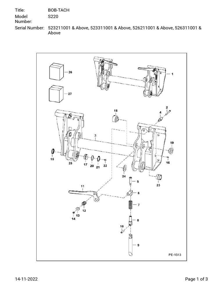 Optimize BOB-TACH Parts Listing | PDF